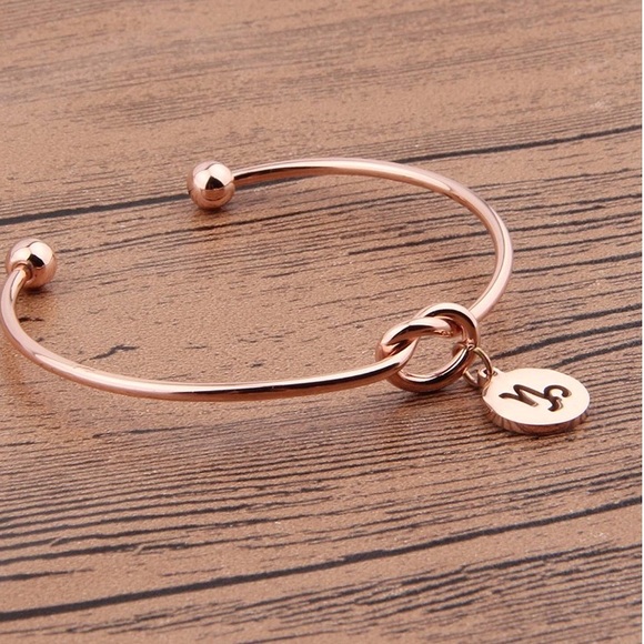 Jewelry | Rose Gold Capricorn Zodiac Love Knot Arm Cuff | Poshmark